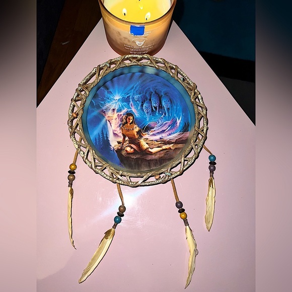 Art | Vintage Bradford Exchange Dreamweaver Wall Art Plate Painting ...